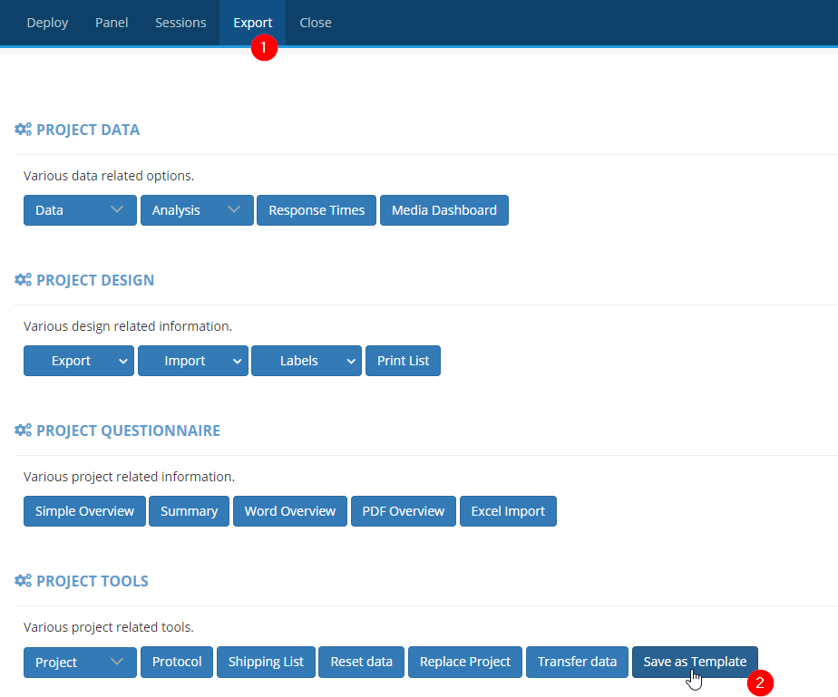 How To Create And Manage Project Templates