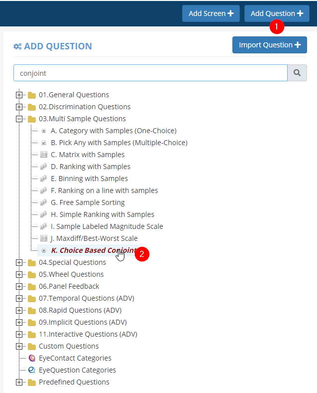 How To Built A Choice Based Conjoint Questionnaire Using Eyequestion