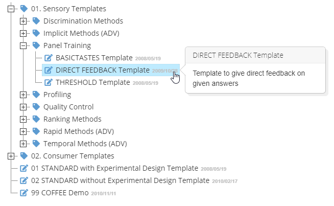 Direct Feedback, Panelist Feedback on a scale, Panelist Feedback