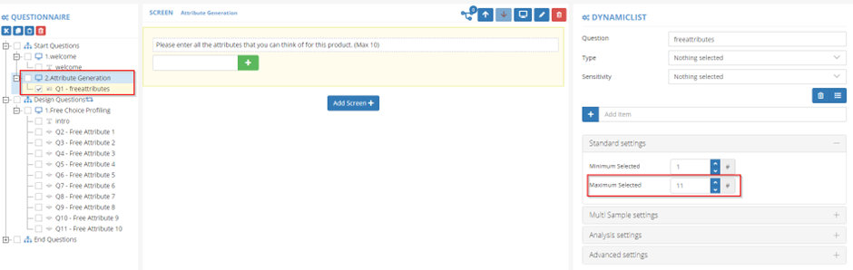 How to Include More Attributes in the Free Choice Profiling/Flash ...
